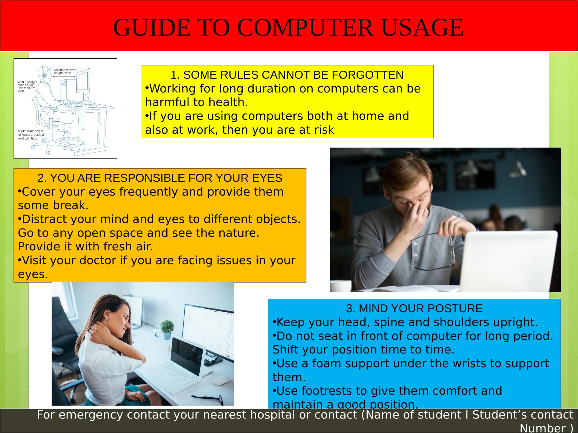 GUIDE TO COMPUTER USAGE.
