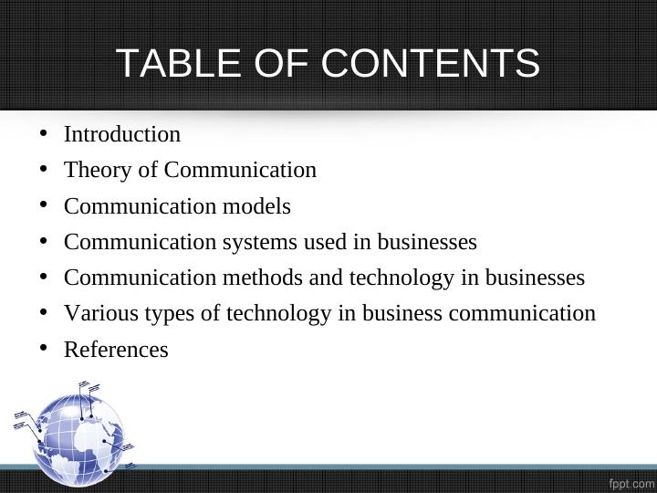 Business Communication: Skills, Models, and Systems Report
