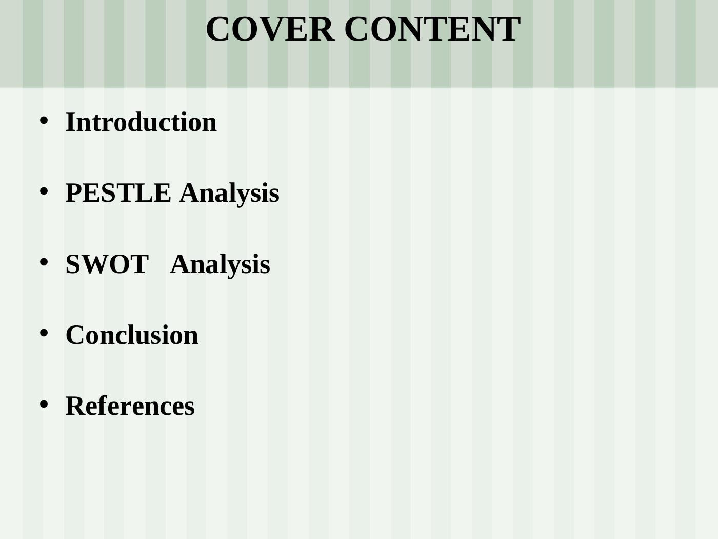 Comprehensive Business Environment Analysis: SWOT & PESTLE