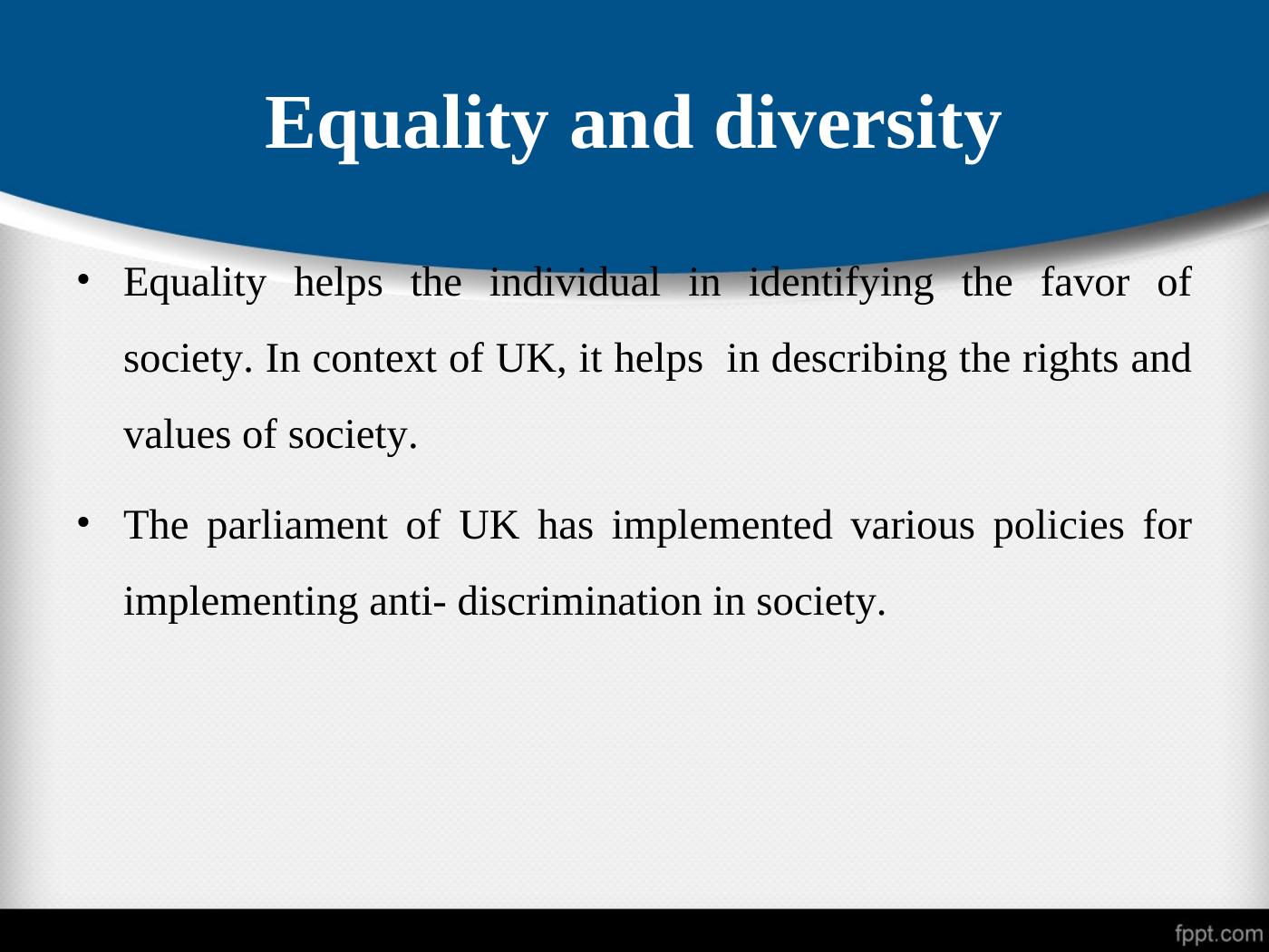 Equality and Diversity