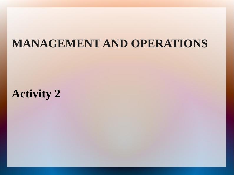 Key Operations of Morrisons: Managerial Roles and Operational Approaches