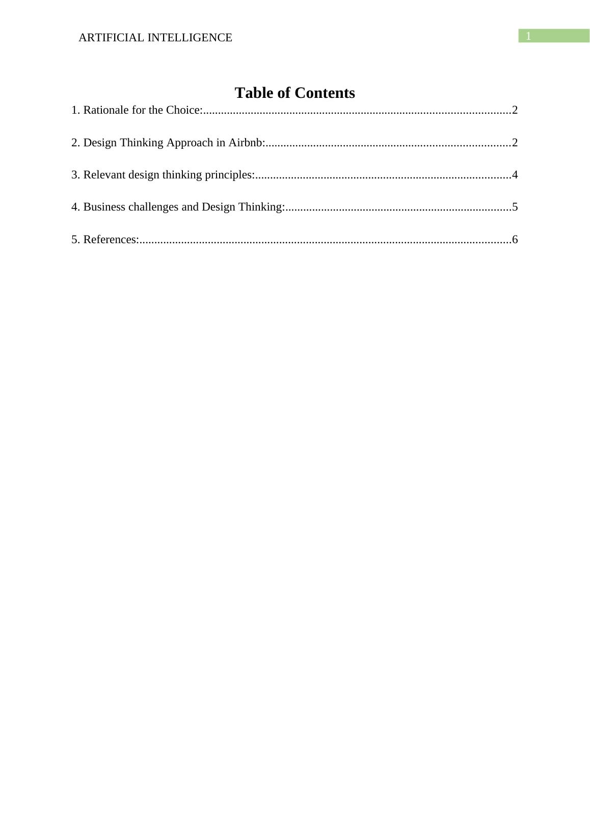 Design Thinking in Airbnb: AI Application Analysis