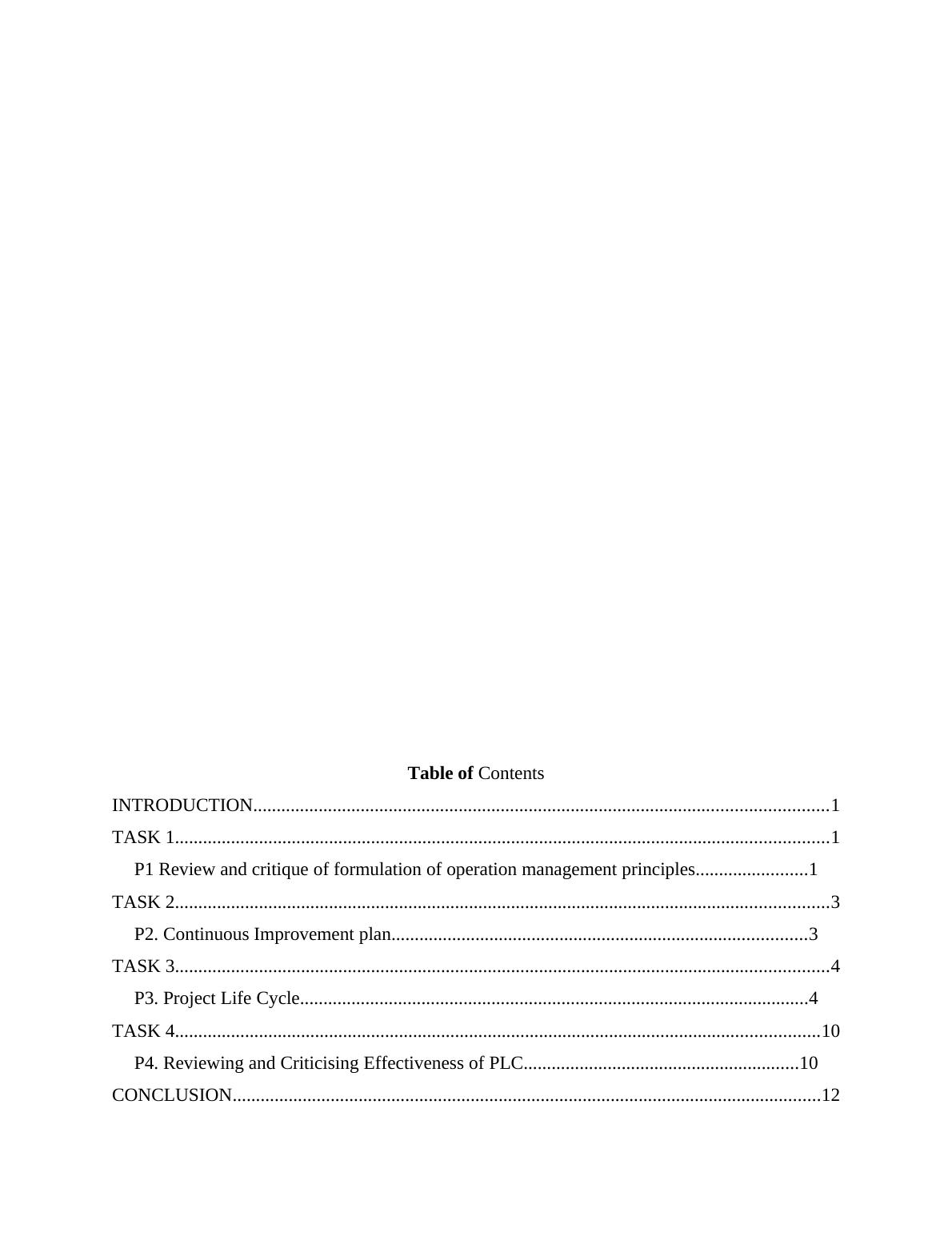 Operations and Project Management Report - BPC Electronics