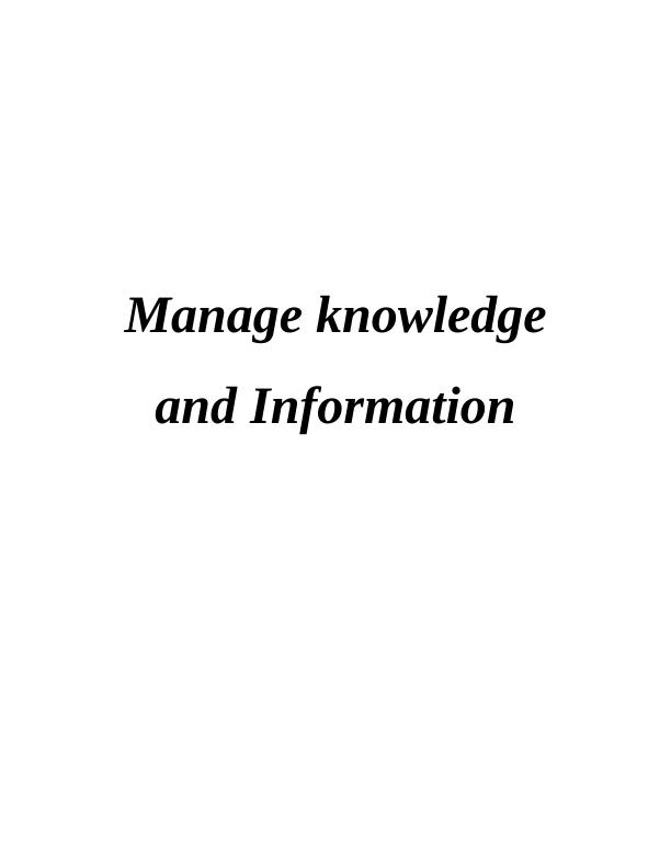 BSBINM601 Manage Knowledge And Information bsbinm601-manage-knowledge-and-information