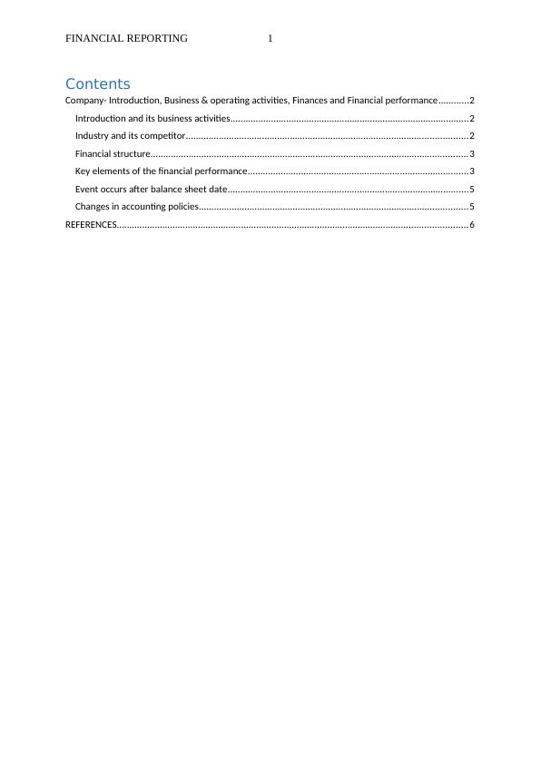 Financial Reporting 2: Computershare Limited Analysis Report