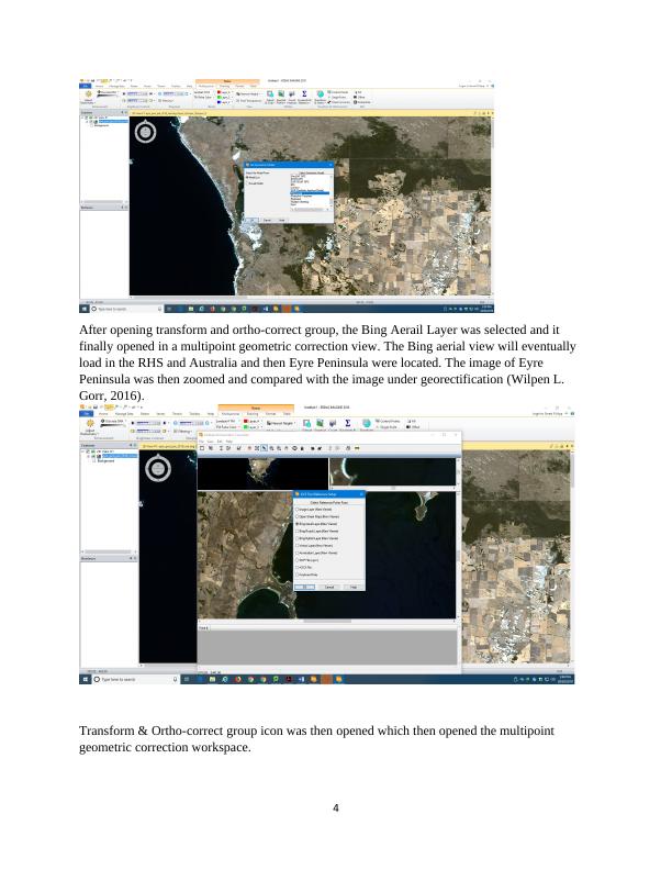 Georectification Study with Erdas Imagine for Spatially Accurate Mapping