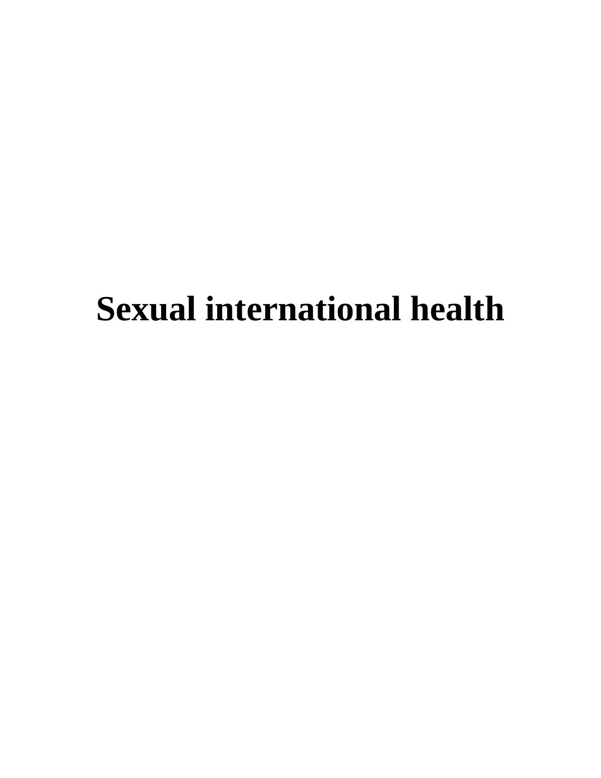 Sexual Health Promotion Importance And Interventions