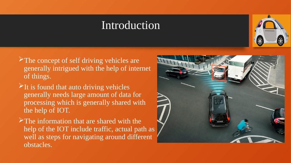 IOT & auto driving: Features, advantages, and challenges