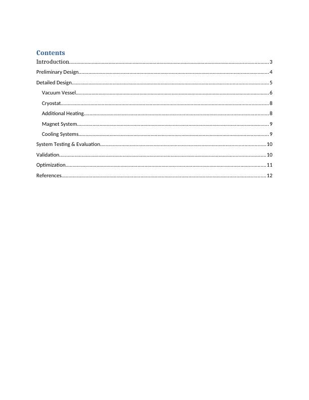 ITER Project: Preliminary and Detailed Design Analysis