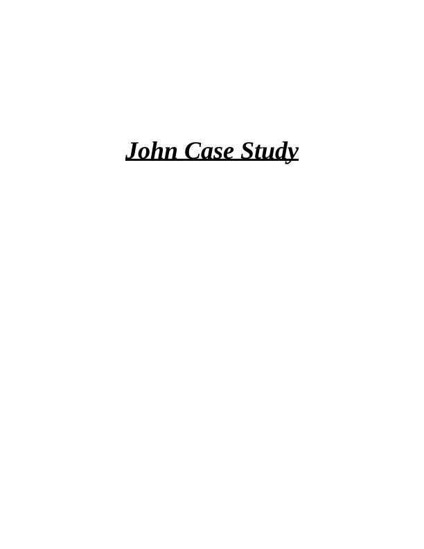 John Case Study: Factors, Medications, Side Effects, and Alcohol ...