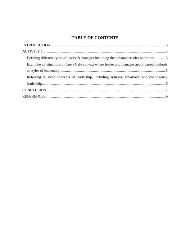 Leadership and Management in an Organization - Desklib