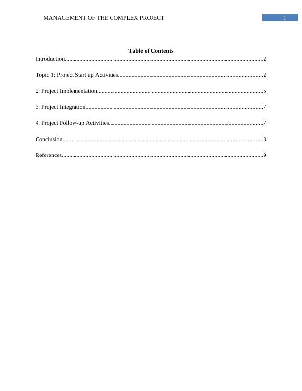 Network Server: Complex Project Management & Installation