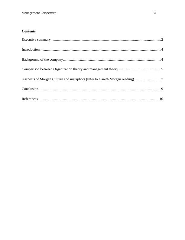 Management Perspective: Organizational Theory, Communication Strategy ...