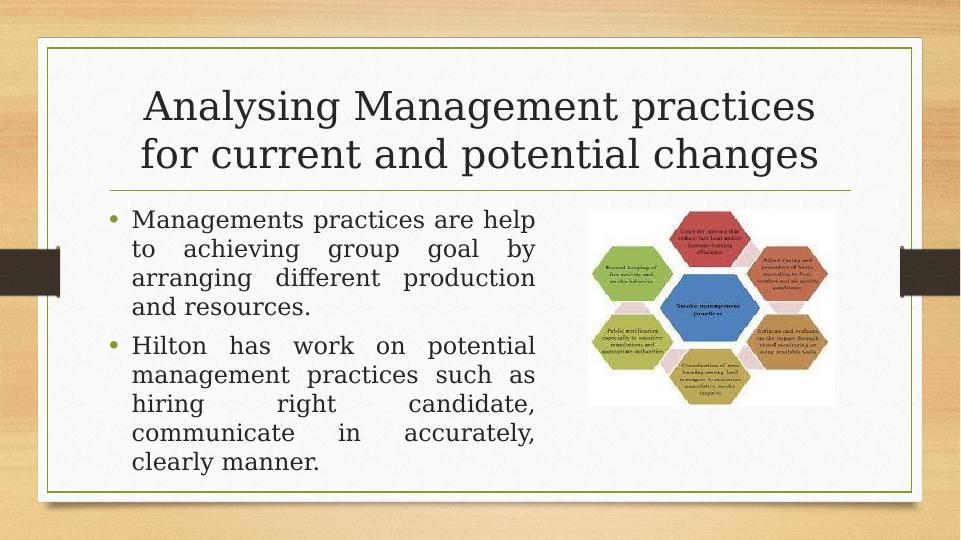 Practices of Management: Analysing Current and Potential Changes