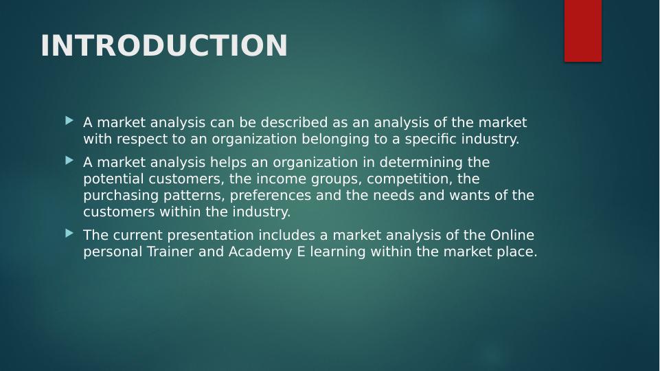 Market Analysis Report: Online Business Opportunity