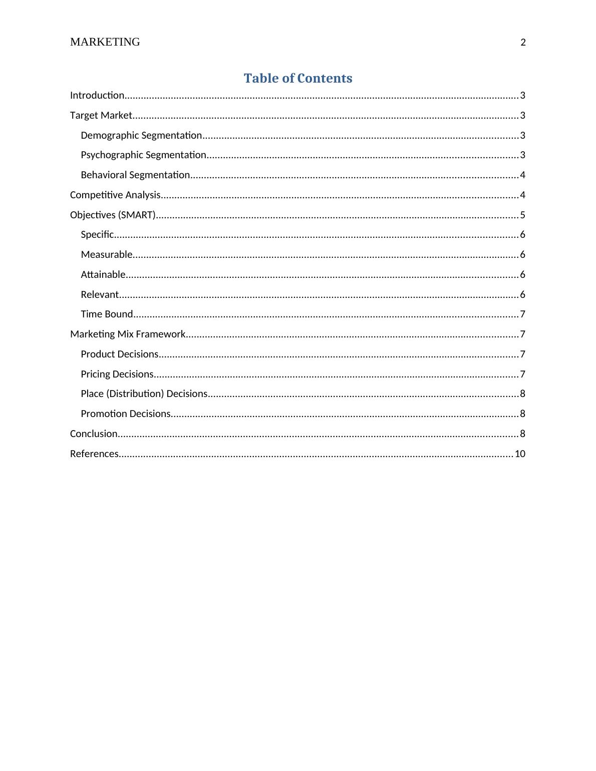 Marketing Principles: Paradise Catering Case Study