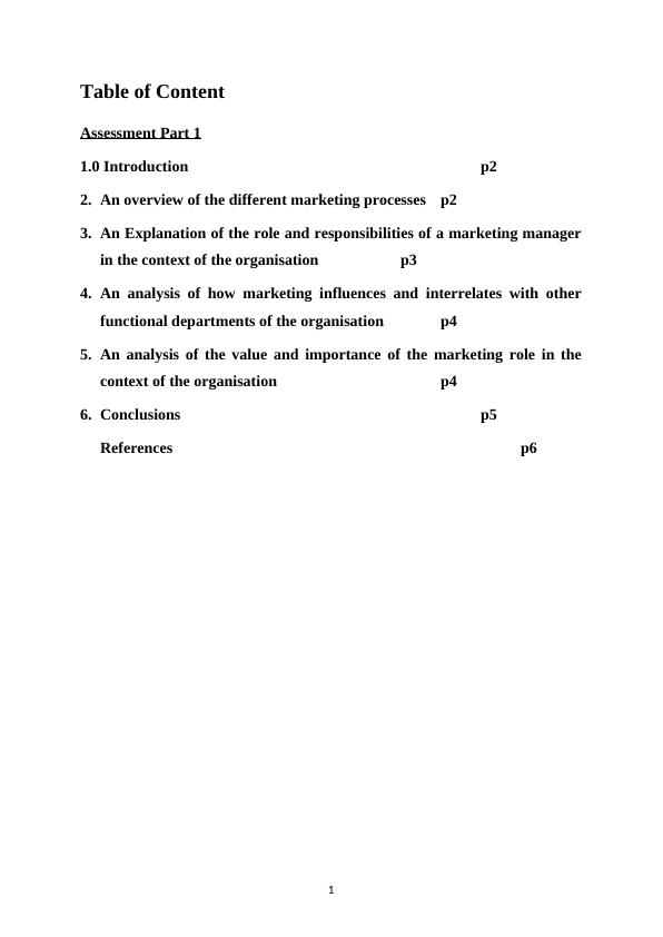 Unit 2 Marketing Essentials - Desklib Online Library