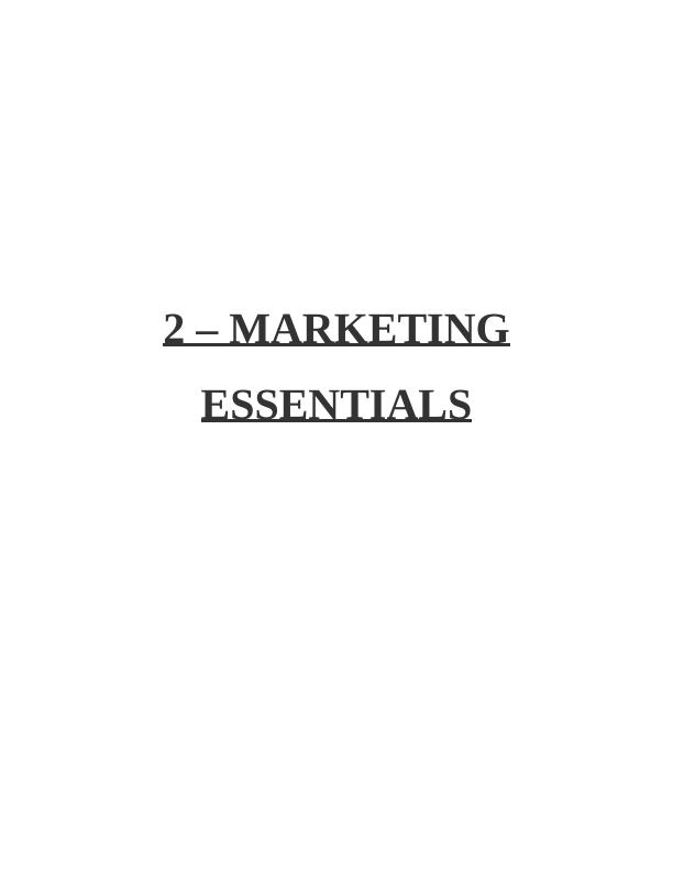 Marketing Essentials: Overview, Processes, Roles, and ...