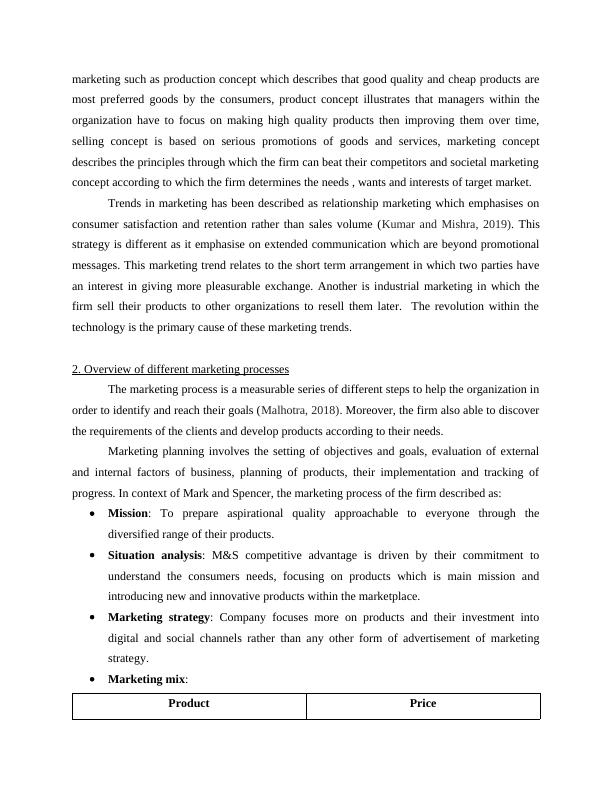 Marketing Essentials: Overview, Processes, Roles, and Interrelationships - Desklib