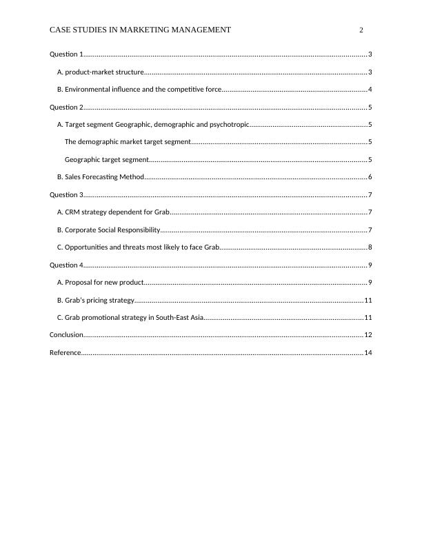 Case Studies in Marketing Management