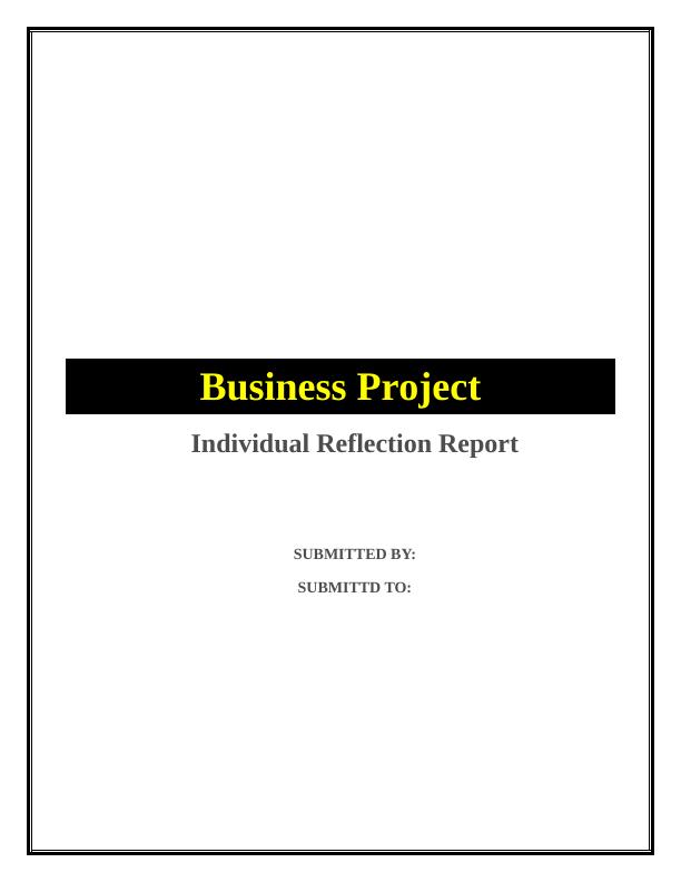 MikesBikes Introduction for Business Simulation: Individual Reflection ...