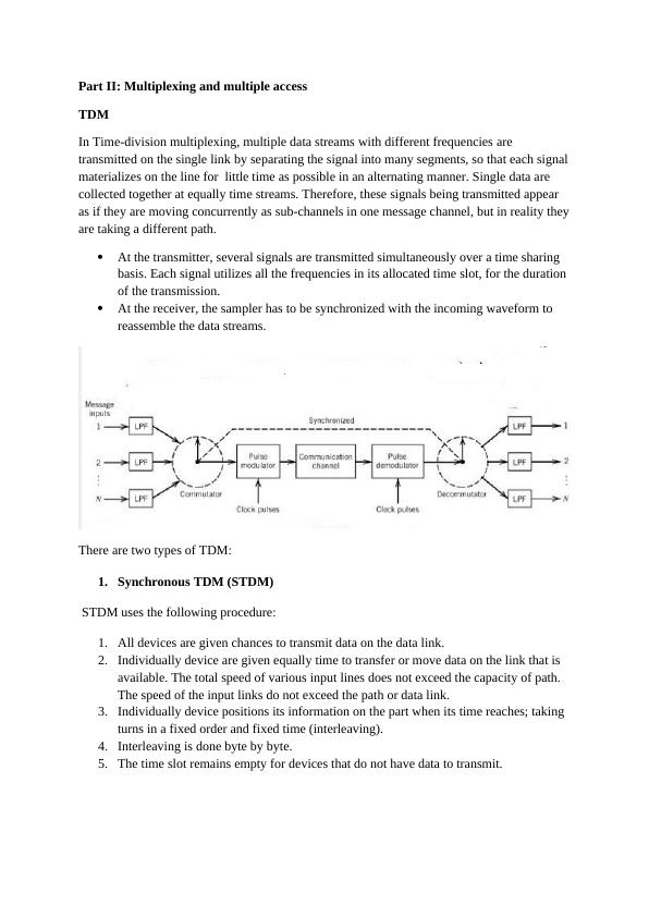 Multiplexing Error And Flow Control And Network Design Assignment 5664