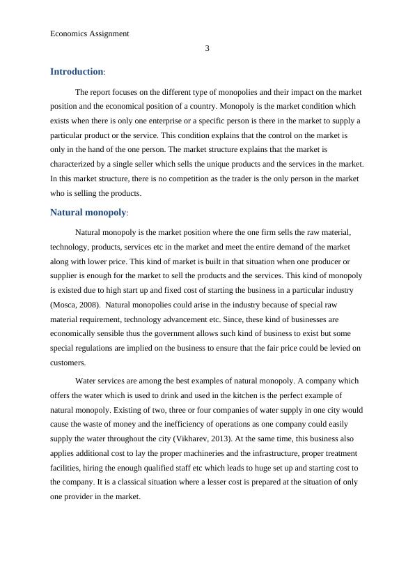 Understanding Natural Monopoly and its Difference from Normal Monopoly ...