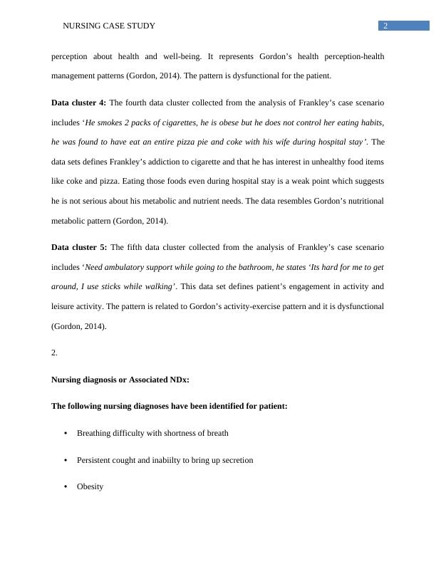 Nursing Case Study: Analysis and Diagnosis for Patient with Breathing ...