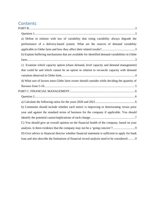 Open Book Exam for Financial Management and Capacity Planning - Desklib