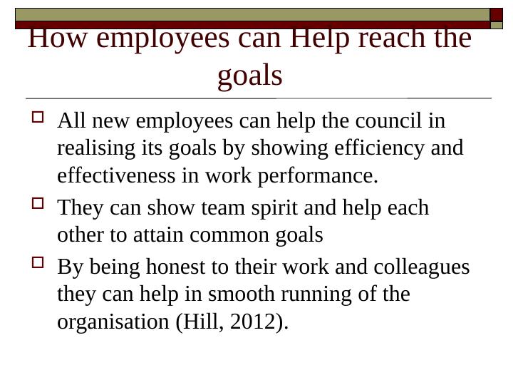 Employee Guidelines: Vision, Values, Objectives,