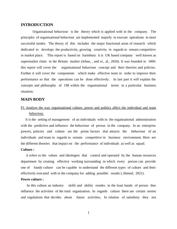 Organisational Behaviour: Culture, Power, Politics, Motivation and Team ...