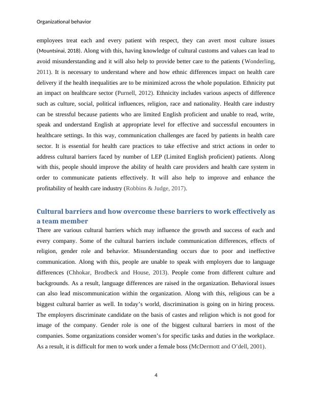 Organizational Behavior in Healthcare Sector: Culture, Teamwork, and ...