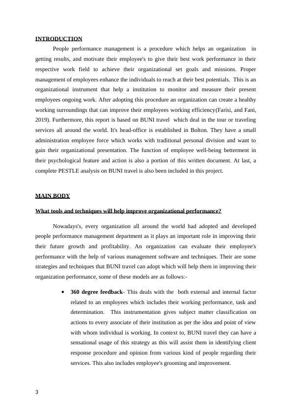 Improving Organizational Performance: Tools and Techniques - Desklib