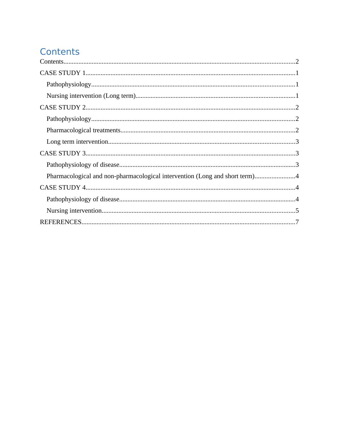Pathophysiology Case Studies for Healthcare Research