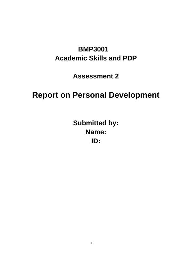 Report on Personal Development: Importance of Short, Medium and Long Term Goals