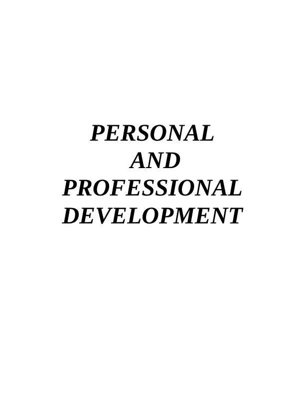 Personal and Professional Development: Reflective Analysis of Teamwork