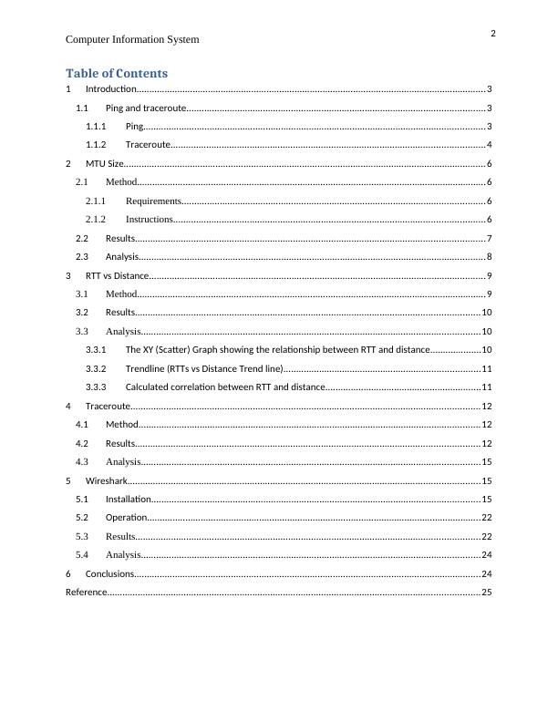 Ping and Traceroute: Network Analysis Tools for Computer Information System