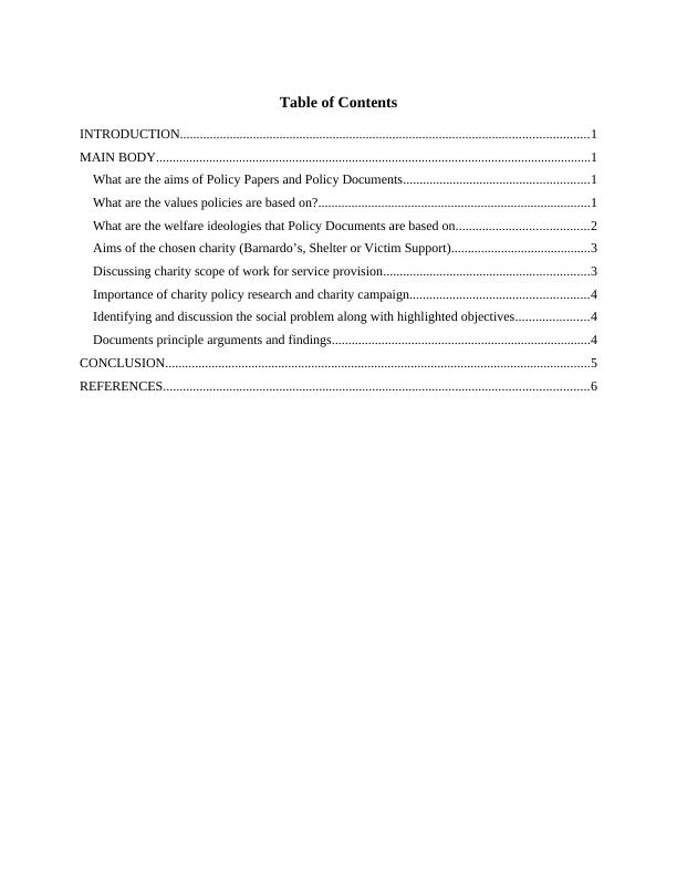 Policy & Strategy LC482: Analysis of Rough Sleeping Report