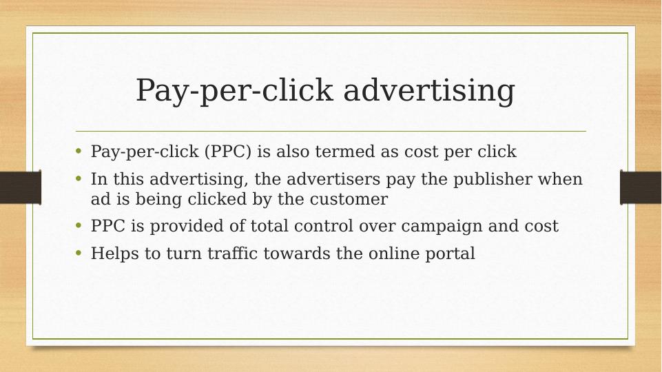 PRIMARK Internet Marketing: Pay-Per-Click Advertising Plan