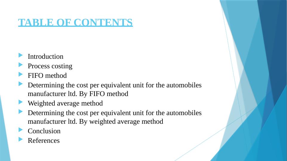 Process Costing: FIFO and Weighted Average Methods for Financial Management - Desklib