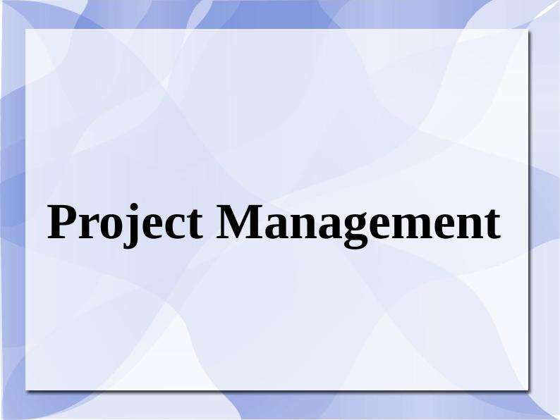 Project Management: A Detailed Explanation of the Project Undertaken by ...