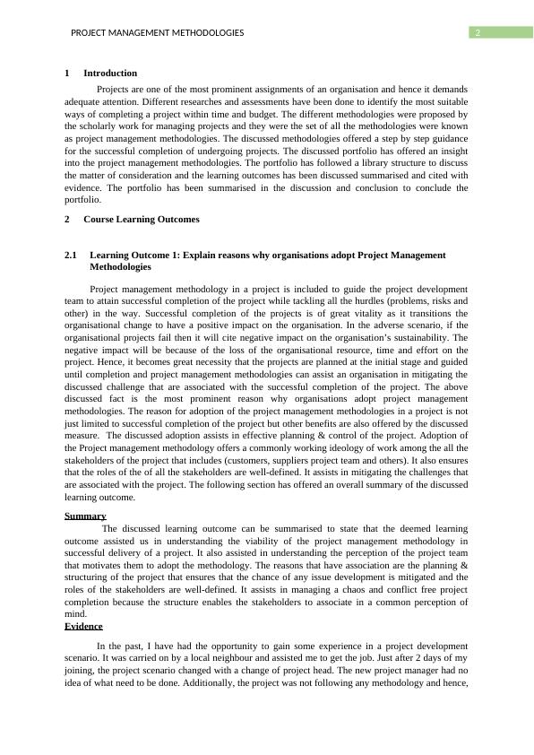 Project Management Methodologies: A Comprehensive Guide