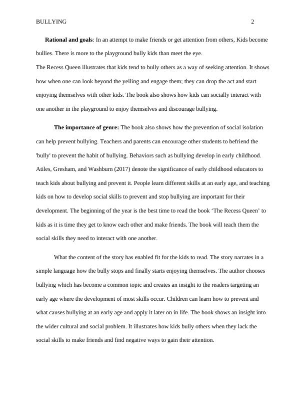 Analyzing Bullying Through 'The Recess Queen' for Grade 1