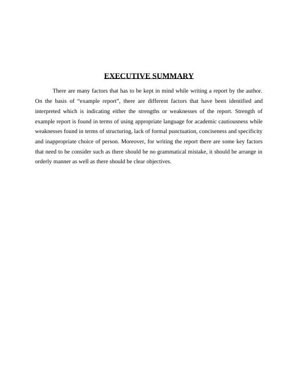 Report Writing Analysis: Principles, Strengths, Weaknesses