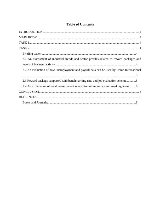 5HR03: Home International - Performance & Contribution