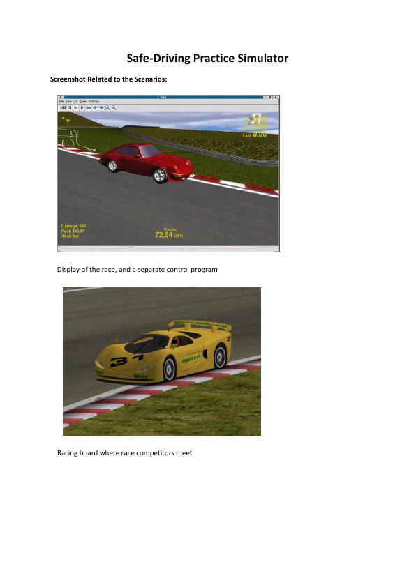 Safe-Driving Practice Simulator - Desklib