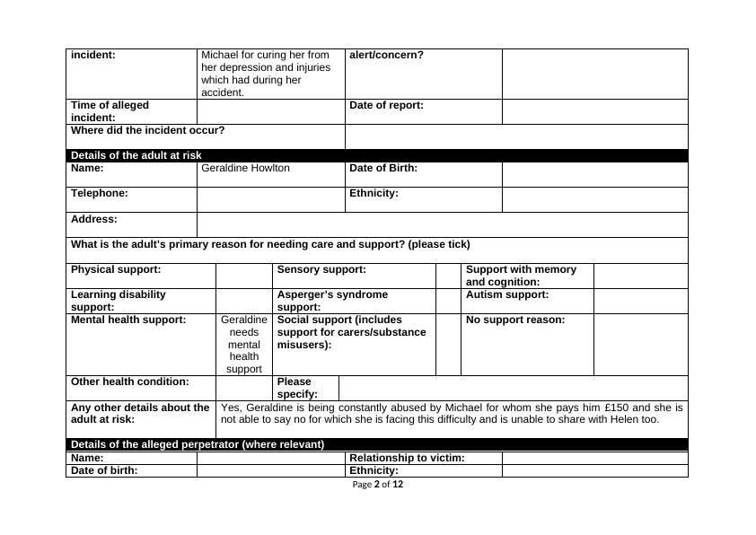 Safeguarding in Practice: Adult Abuse Case Study MOD005913