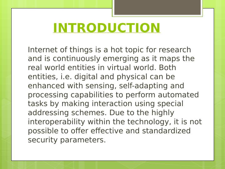 Itc571 Project Scada Cyber Security Management Iot