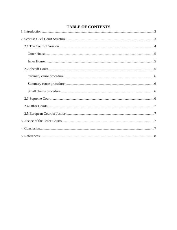 Analysis: Scottish Civil Court Structure and Hierarchy