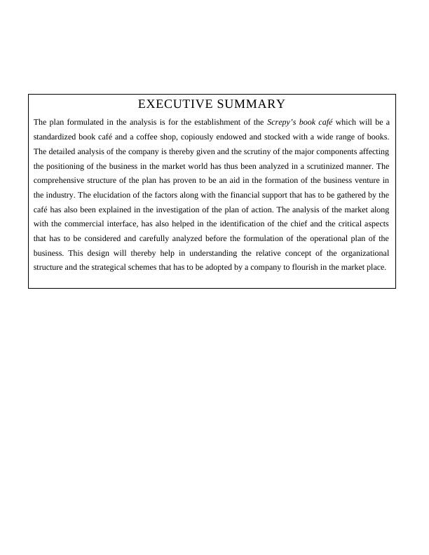 Screpy's Book Cafe: Complete Business Plan for London